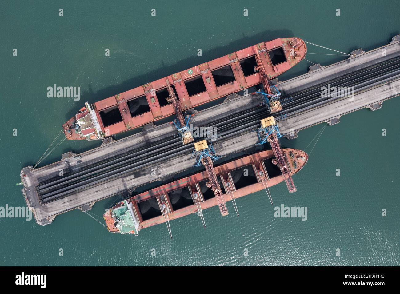Nakhodka, Russia - September 11, 2022: Transshipment sea terminal with ...