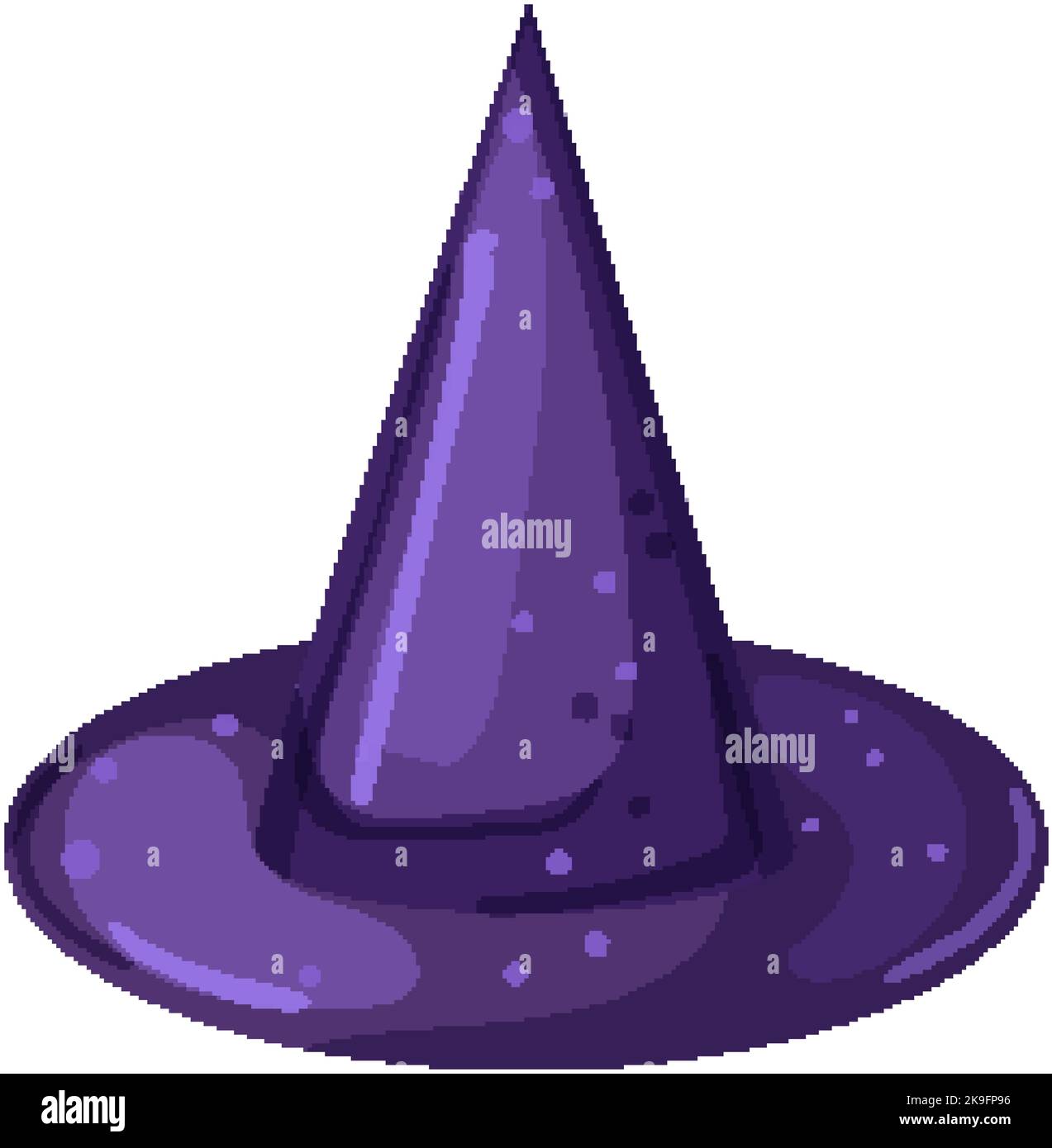 costume wizard hat cartoon vector illustration Stock Vector Image & Art ...