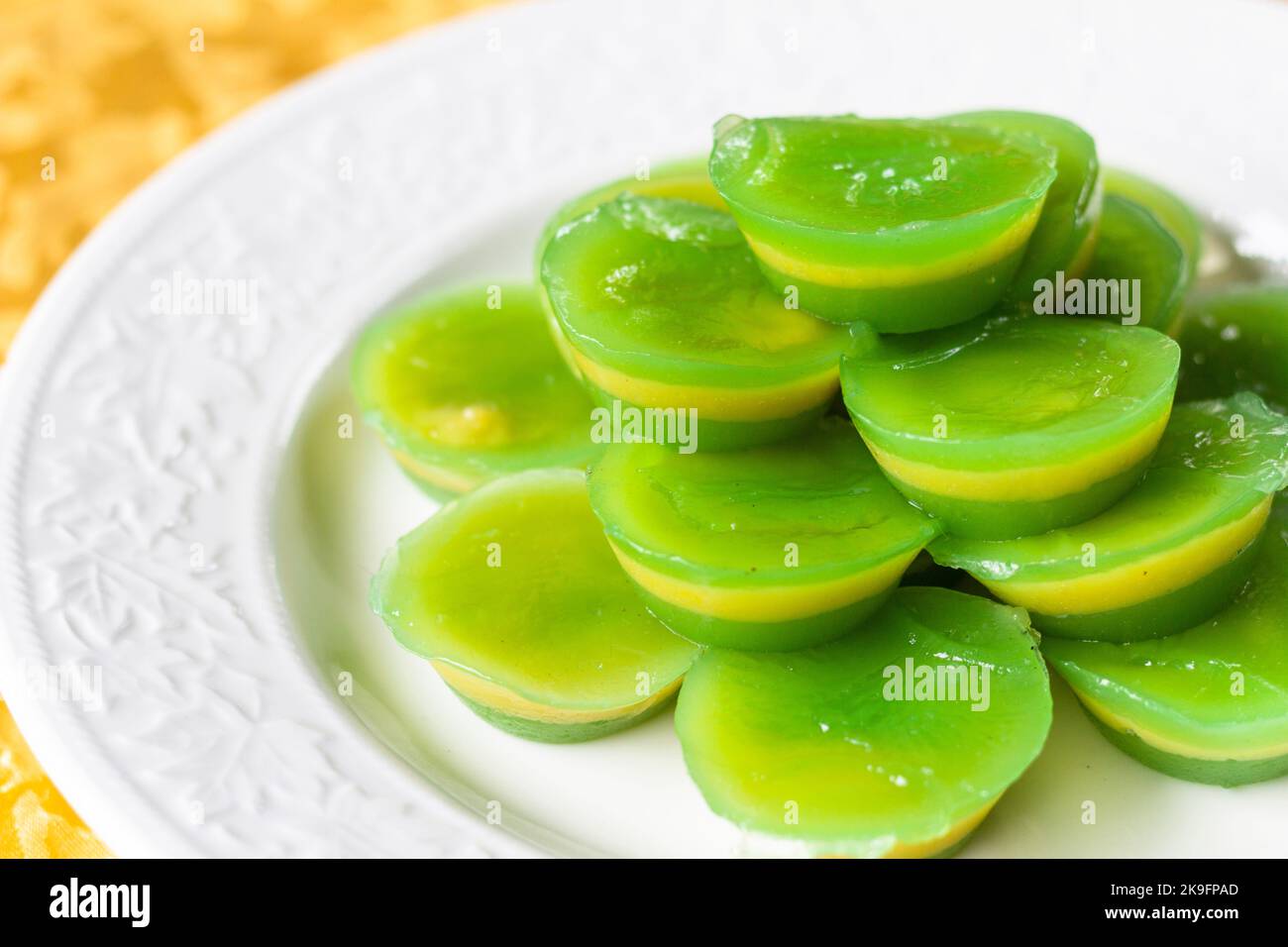Local dessert made from rice flour in Cavite, Philippines Stock Photo ...