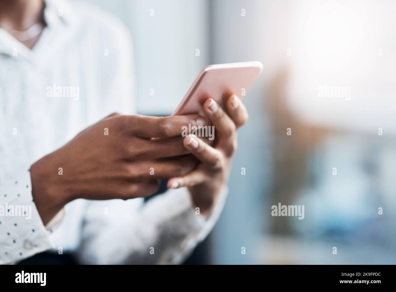 Your clients are waiting to hear from you. a businesswoman using a ...