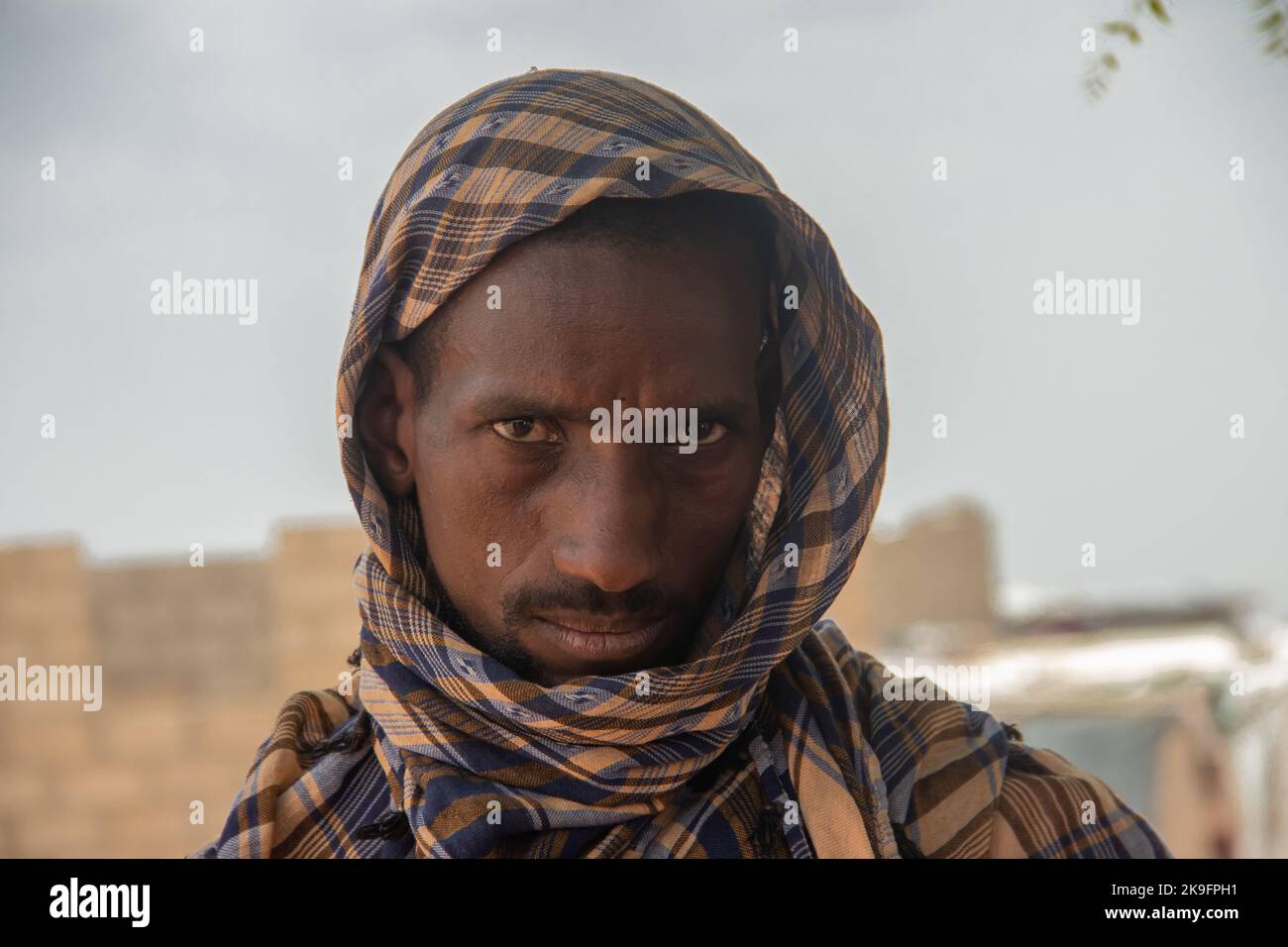 African tribes, Nigeria, Borno State, Maiduguri city. Fulani tribe ...