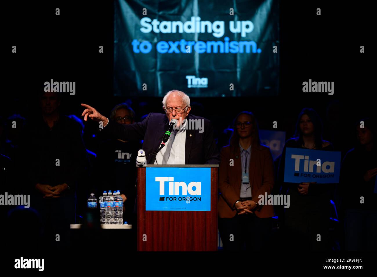 Portland, United States. 27th Oct, 2022. Senator Bernie Sanders (D-VT ...