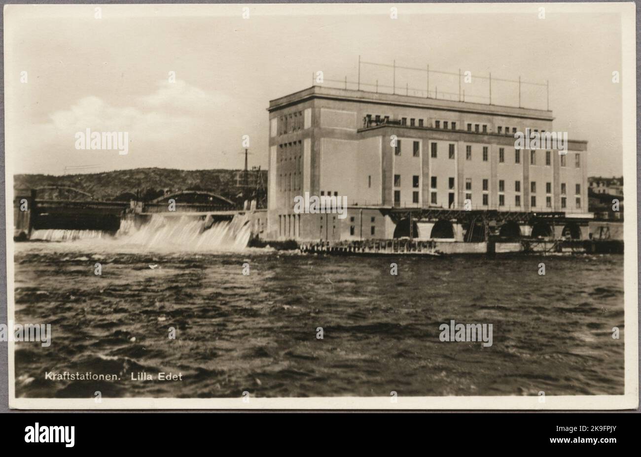 Power plant at Göta River in Lilla Edet Stock Photo - Alamy
