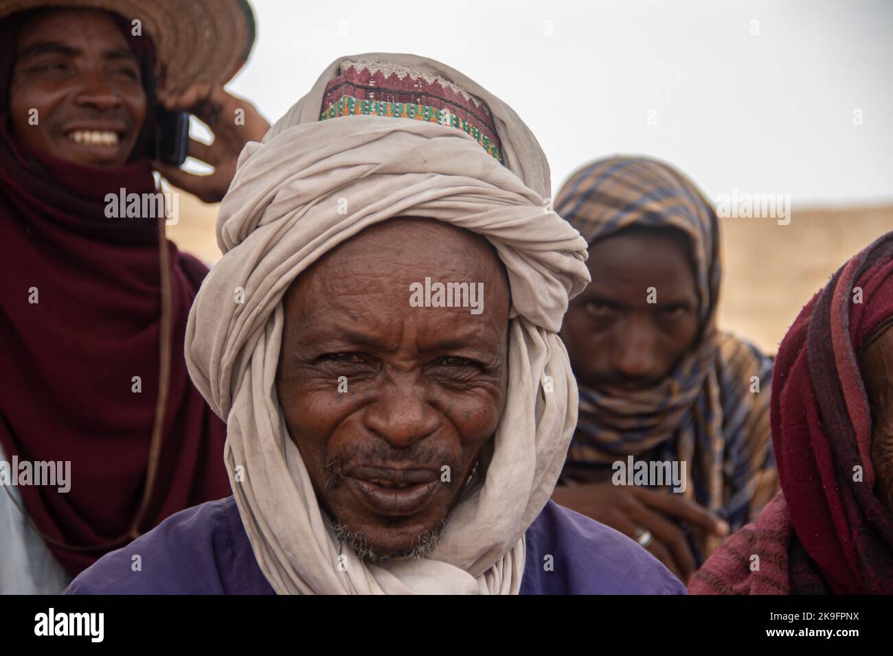 African tribes, Nigeria, Borno State, Maiduguri city. Fulani tribe ...