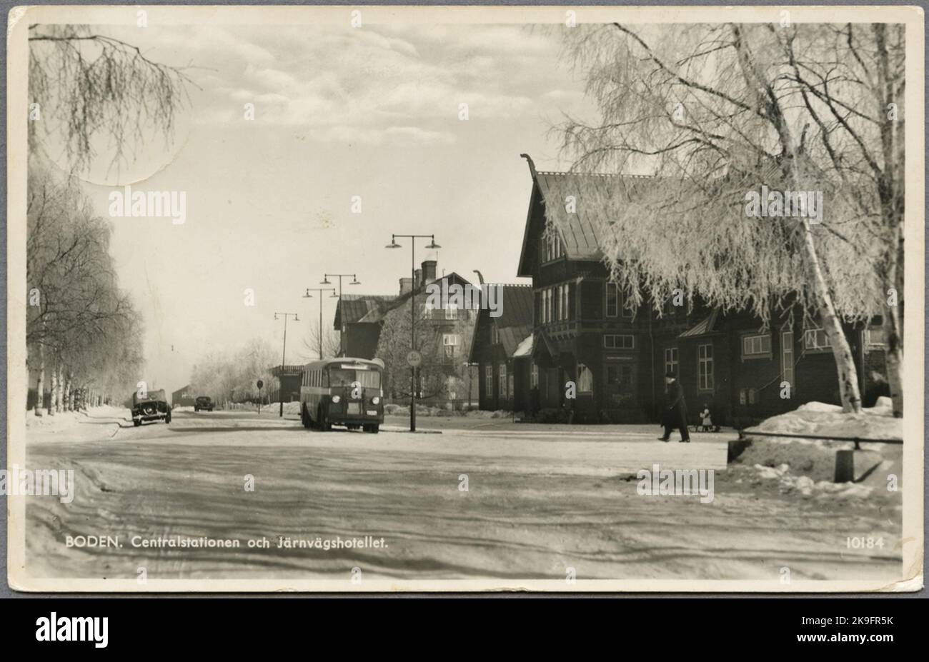 Boden Central Station from the street side Stock Photo - Alamy