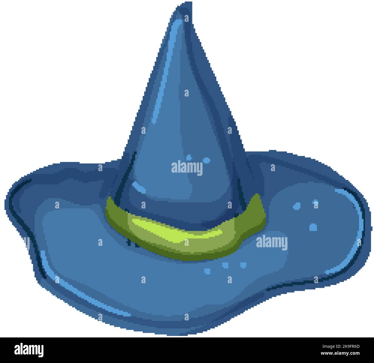 sorcery wizard hat cartoon vector illustration Stock Vector Image & Art ...