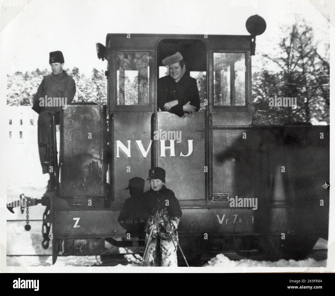 Norsholm - Västervik - Hultsfreds Railways, NVHJ Z2. The staff and ...