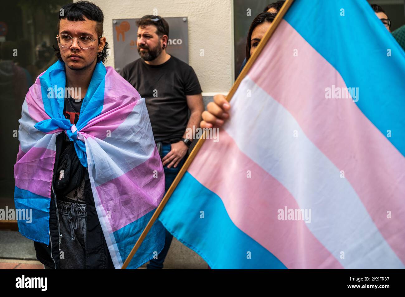 Trans flags hi-res stock photography and images - Alamy