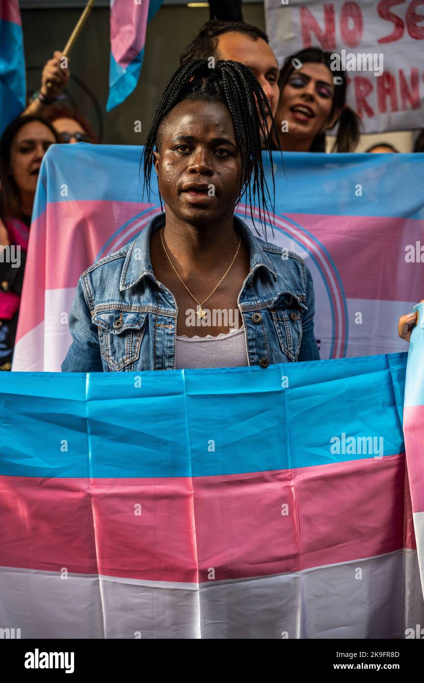 Trans flags hi-res stock photography and images - Alamy