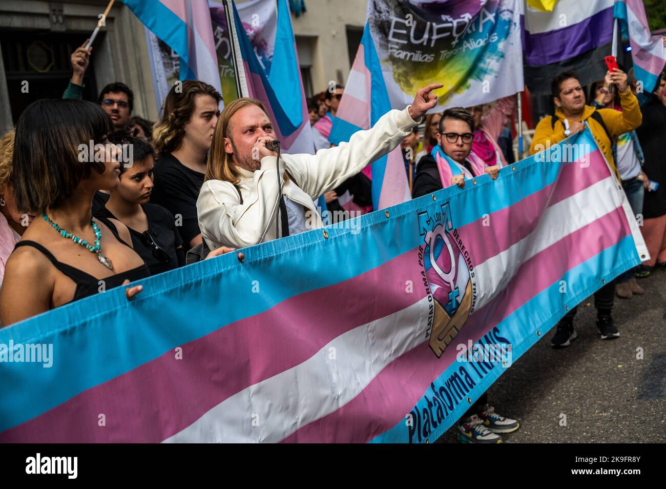 Trans flags hi-res stock photography and images - Alamy
