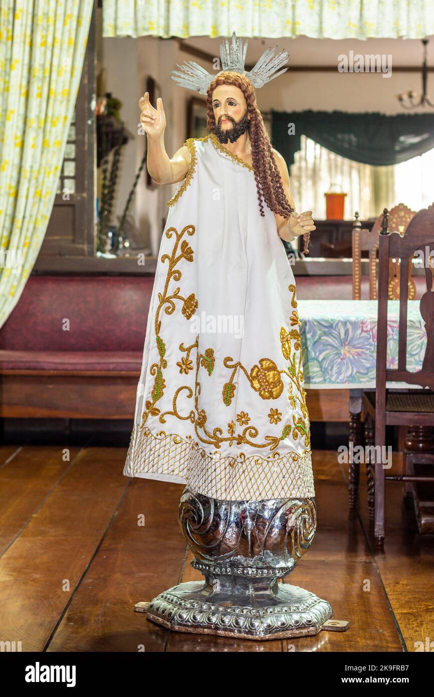 A processional statue of the risen Christ used during Holy Week in ...
