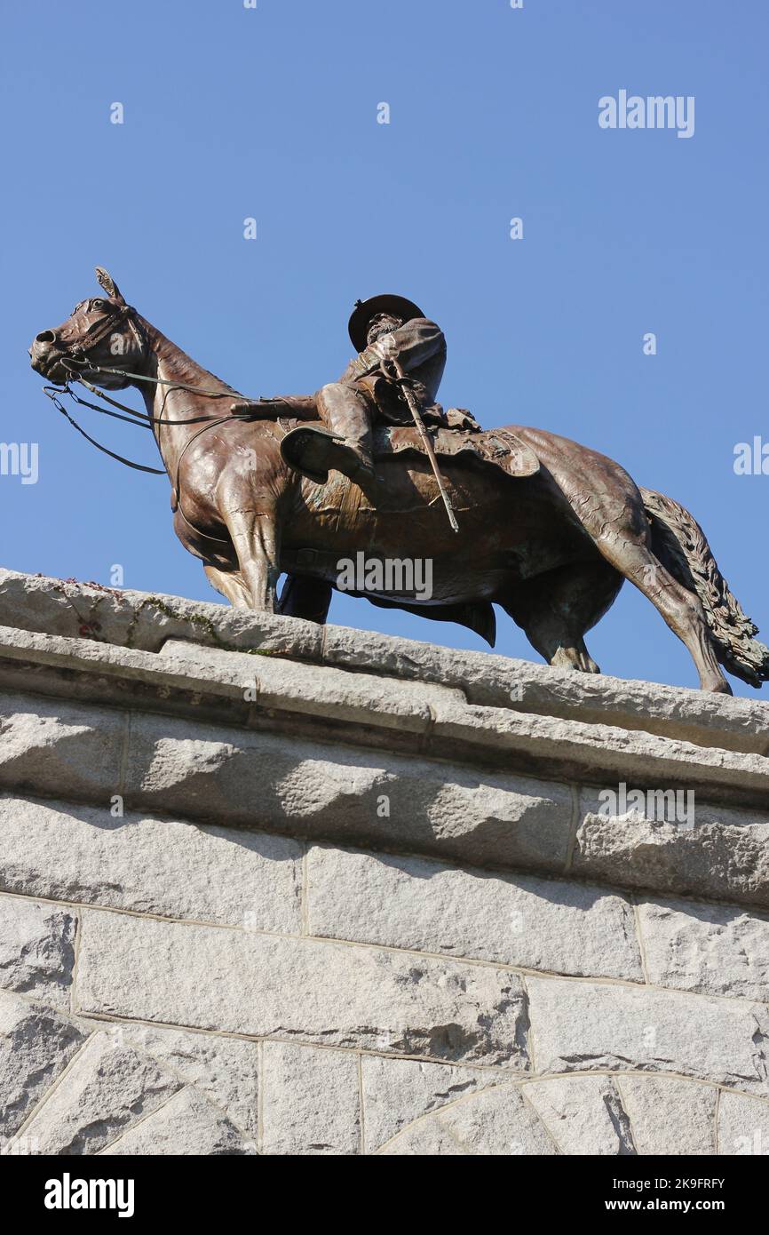 Ulysses S. Grant statue of the President riding a horse Stock Photo - Alamy