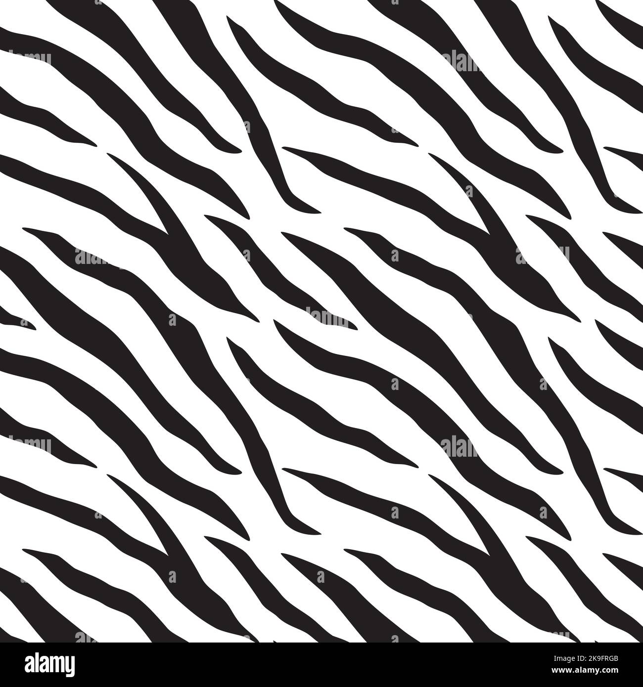 Vector illustration of seamless zebra pattern Stock Vector Image & Art ...