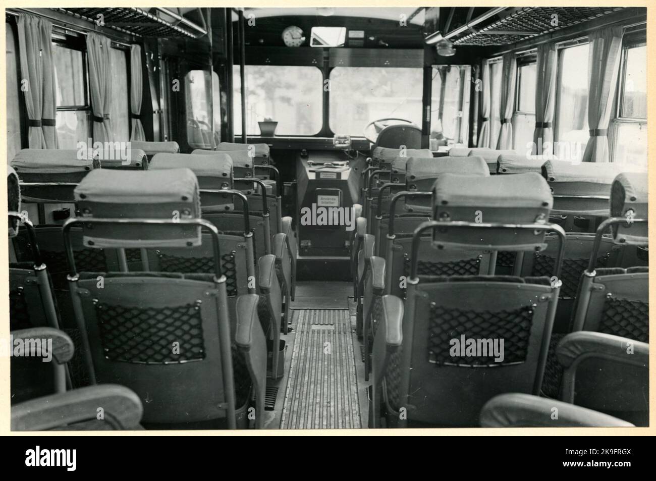 Interior from bus Stock Photo - Alamy