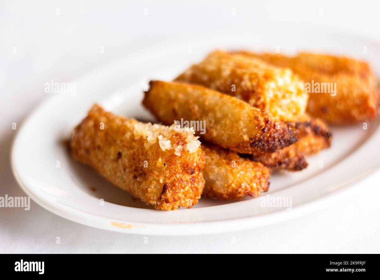 Fried rice cake dessert in Bicol, Philippines Stock Photo - Alamy
