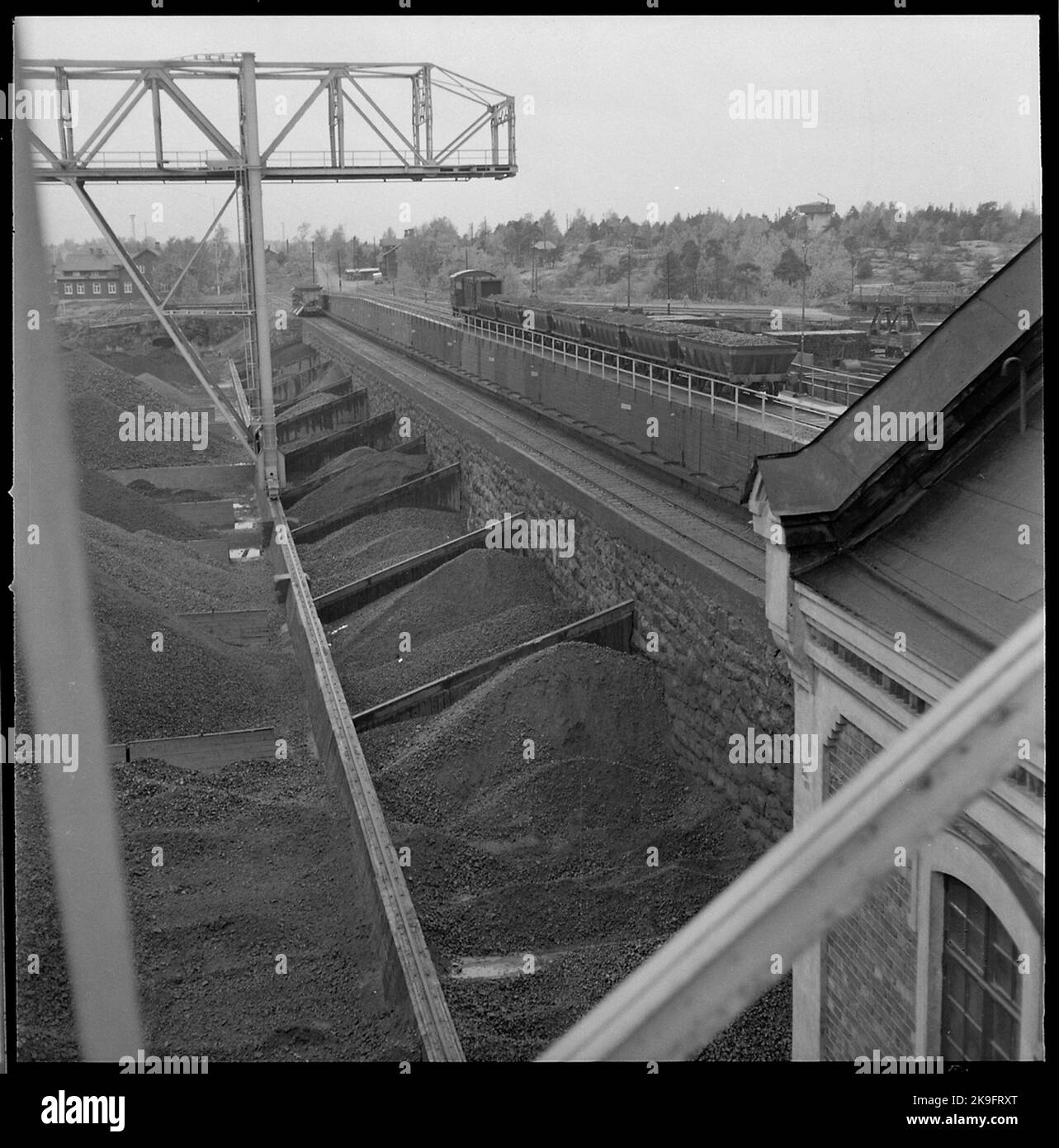 Gravel maintenance Black and White Stock Photos & Images - Alamy