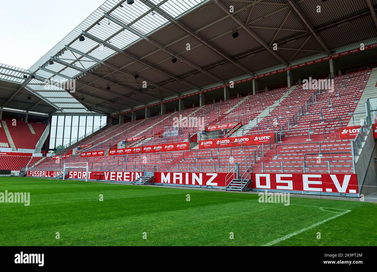 Pitch view at MEWA arena - the official playground of FC Maiz 05 Stock ...