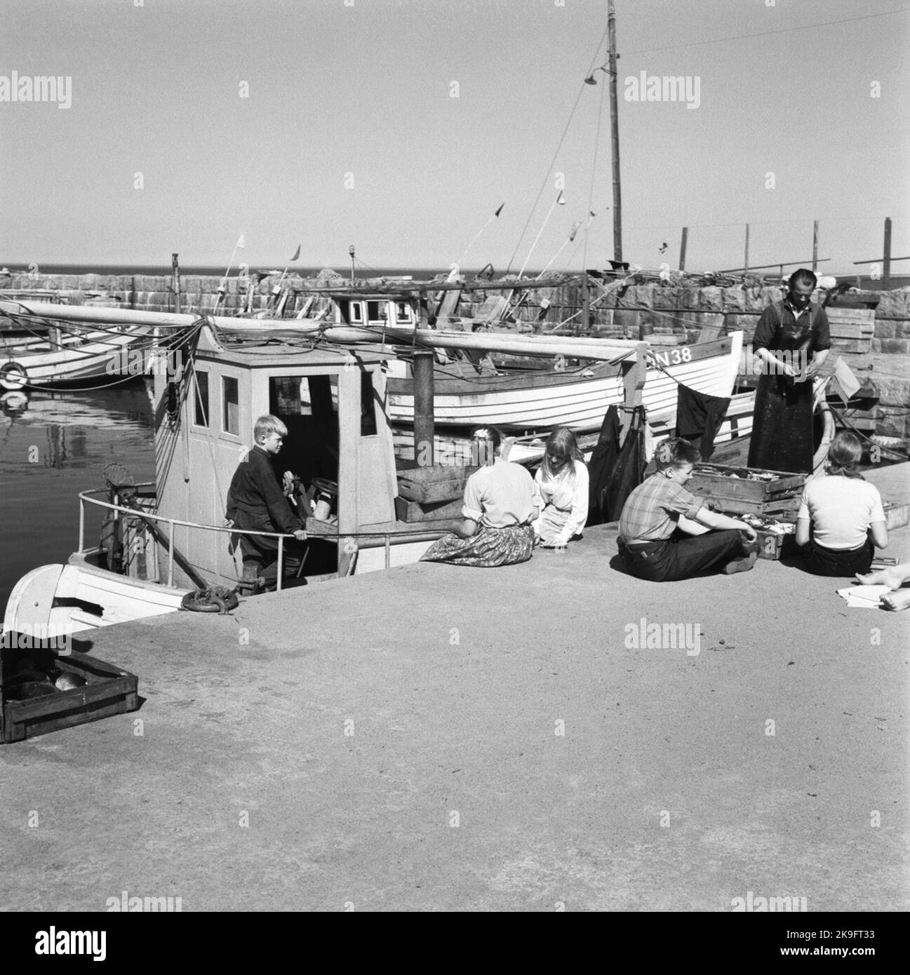 Teacher students visit Baskemölla fishing village. (Photo in ...