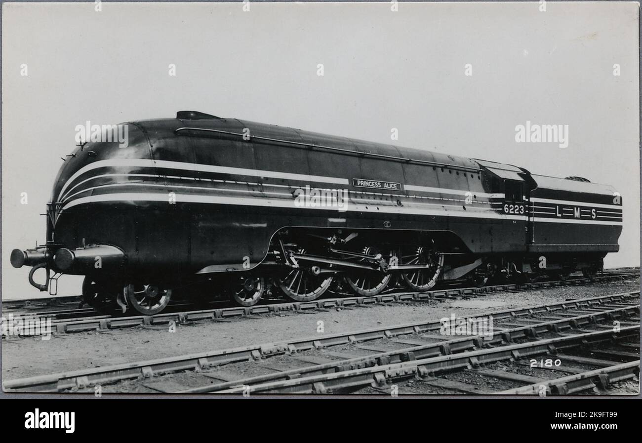 London, Midland and Scottish Railway, LMS Princess Coronation 6223 ...
