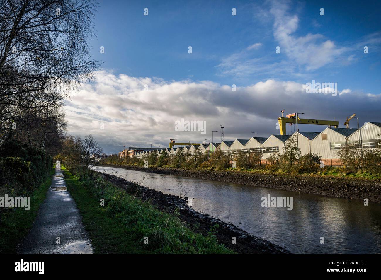 Crane roofs belfast hi-res stock photography and images - Alamy