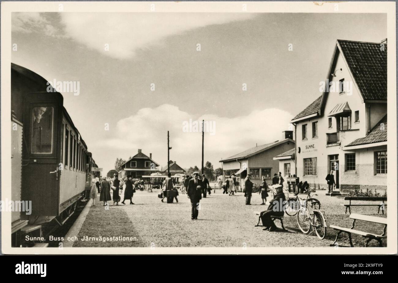 Sunne Railway Station Stock Photo - Alamy