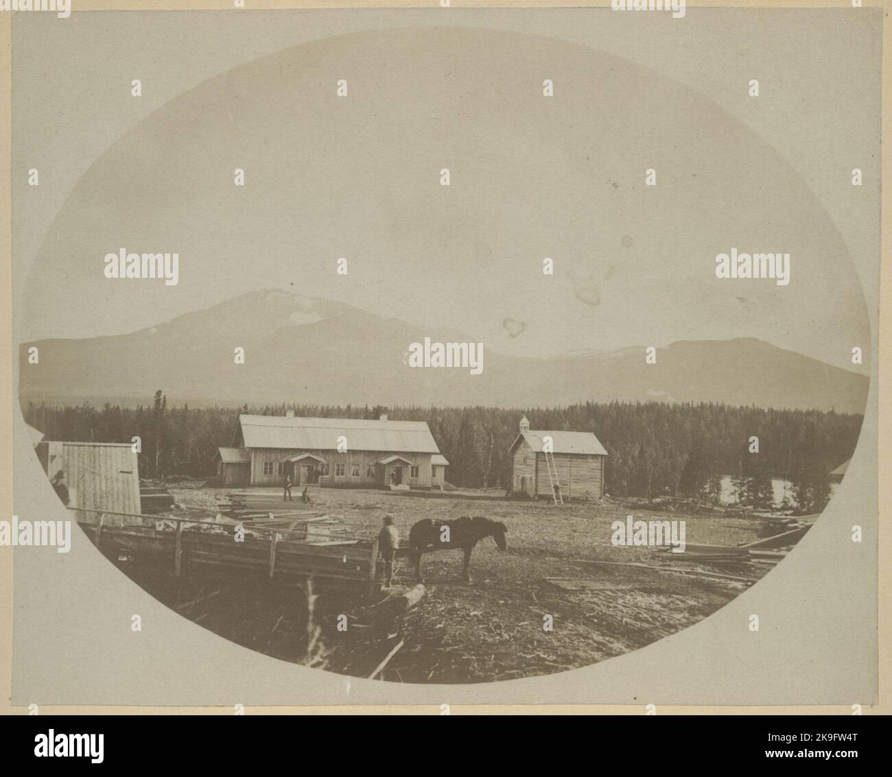 SJ's track building of the Torpshammar border line. (Storlien) Photo ...