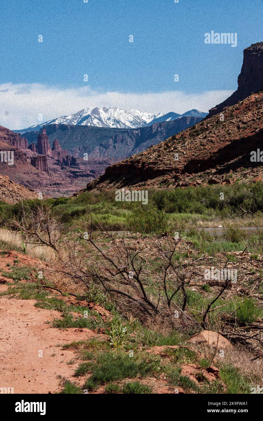 Incredible Scenery From Cisco to Moab, Utah Stock Photo - Alamy