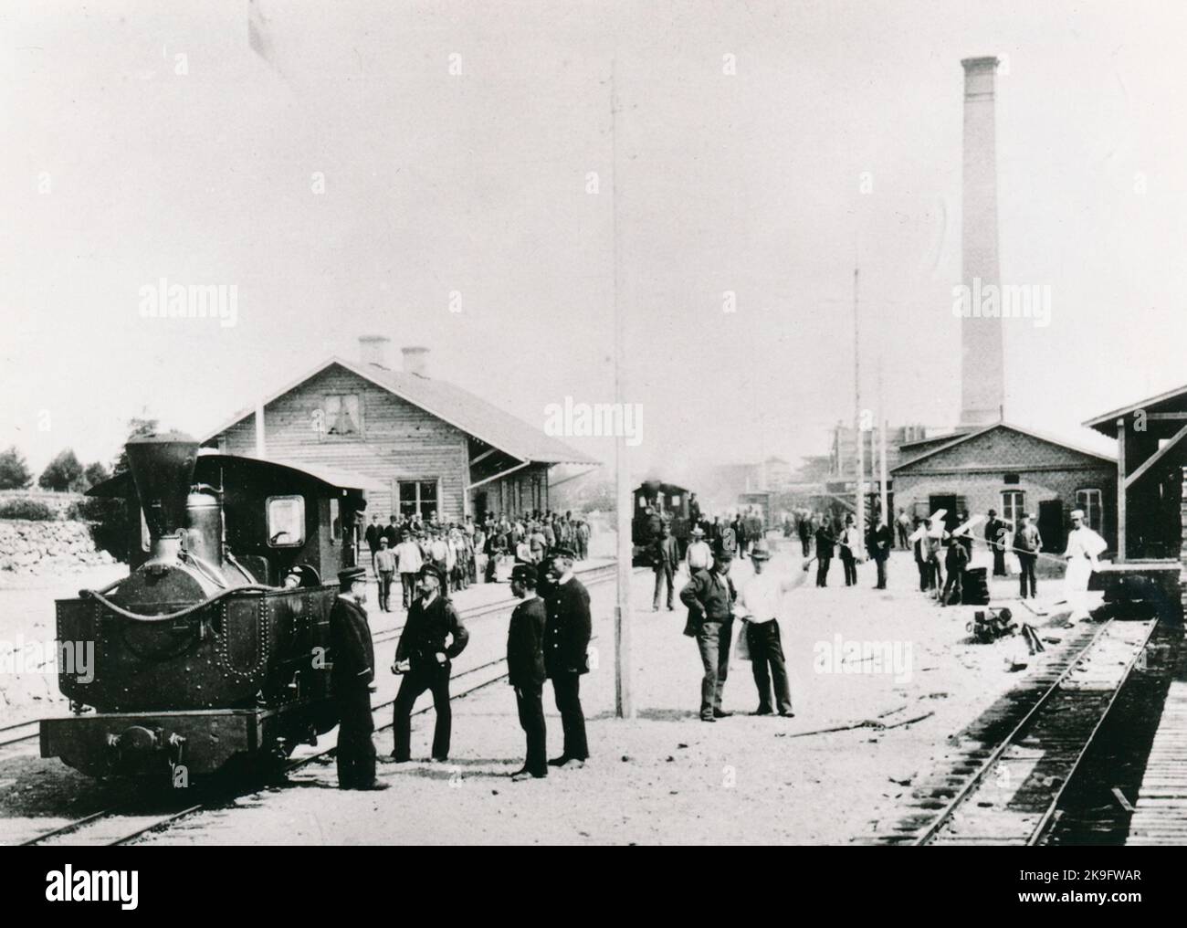 Kosta - Lessebo Railway, Klj Lok "Pysen" with Stins Abrahamsson next ...