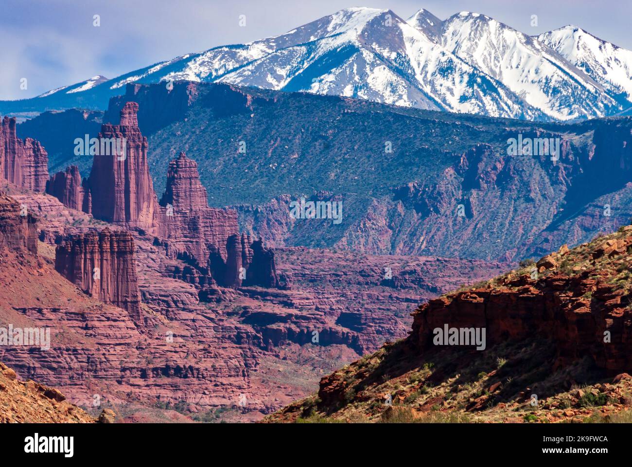 Incredible Scenery From Cisco to Moab, Utah Stock Photo - Alamy