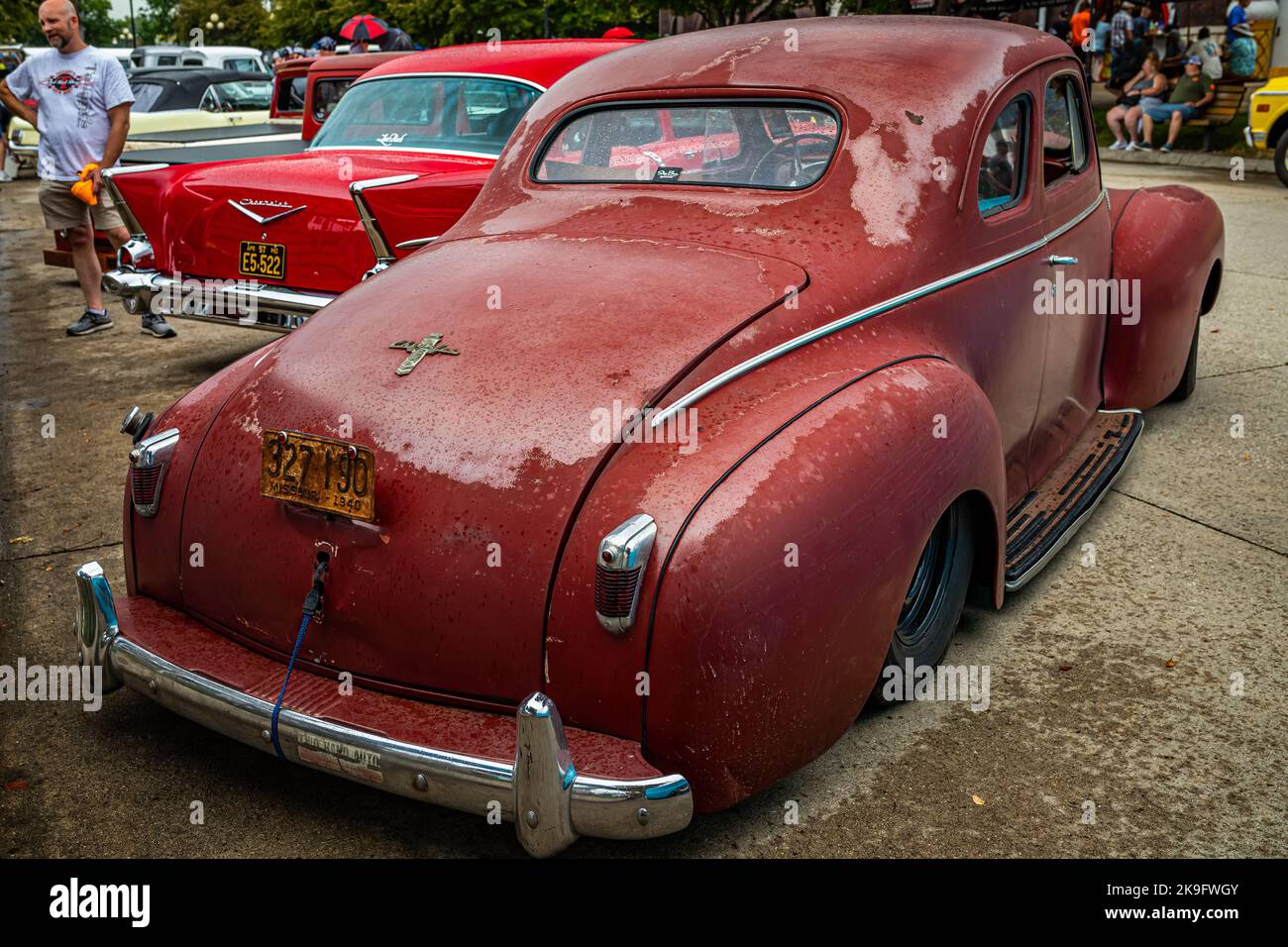 1940 vintage car rear view hi-res stock photography and images - Alamy
