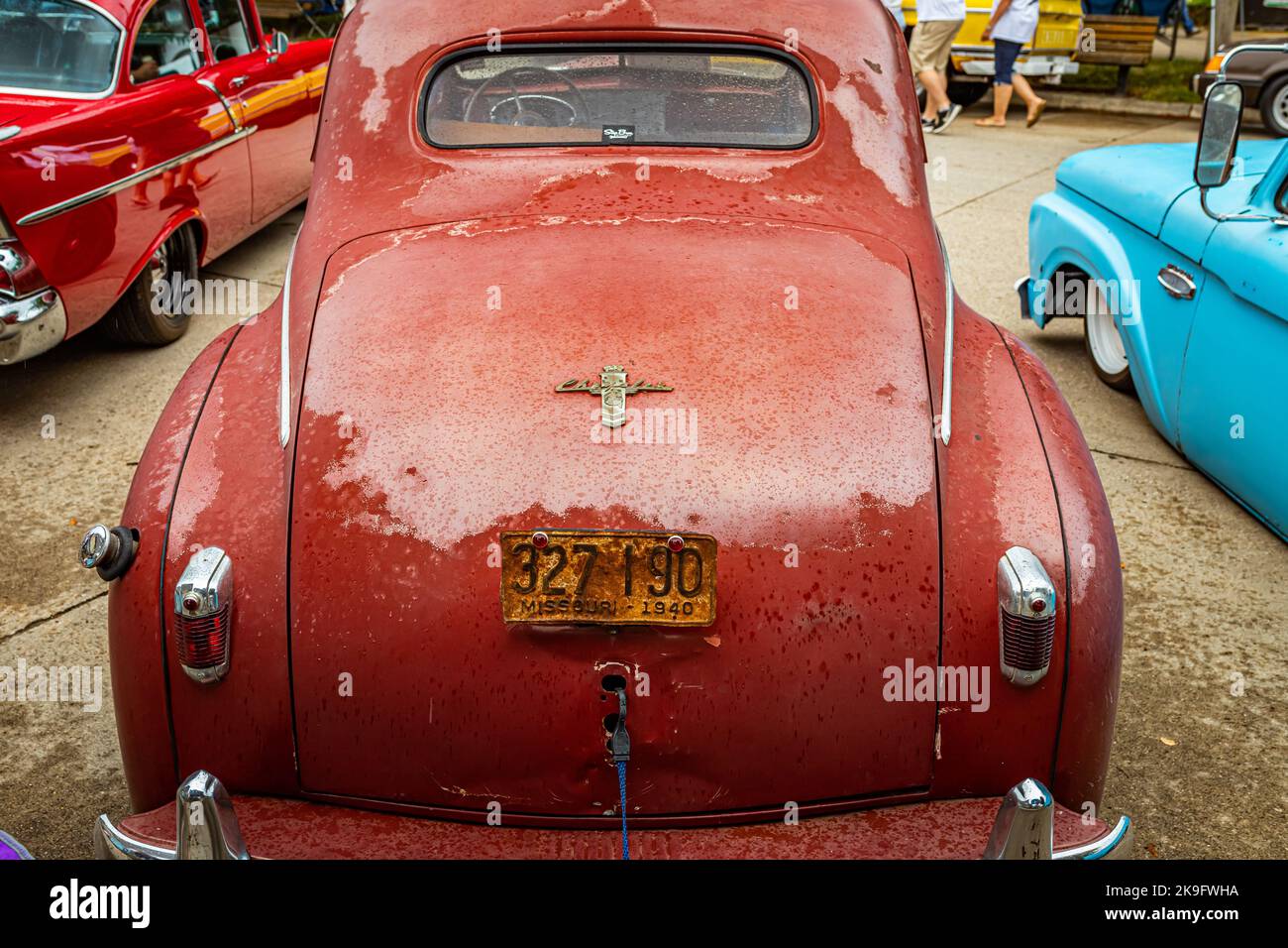 1940 vintage car rear view hi-res stock photography and images - Alamy