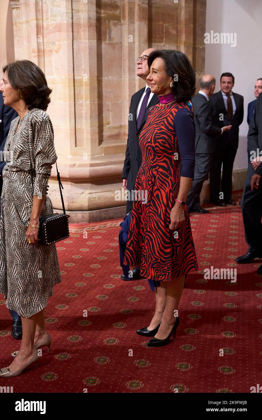 Oviedo, Asturias, Spain. 28th Oct, 2022. Ana Patricia Botin attends ...