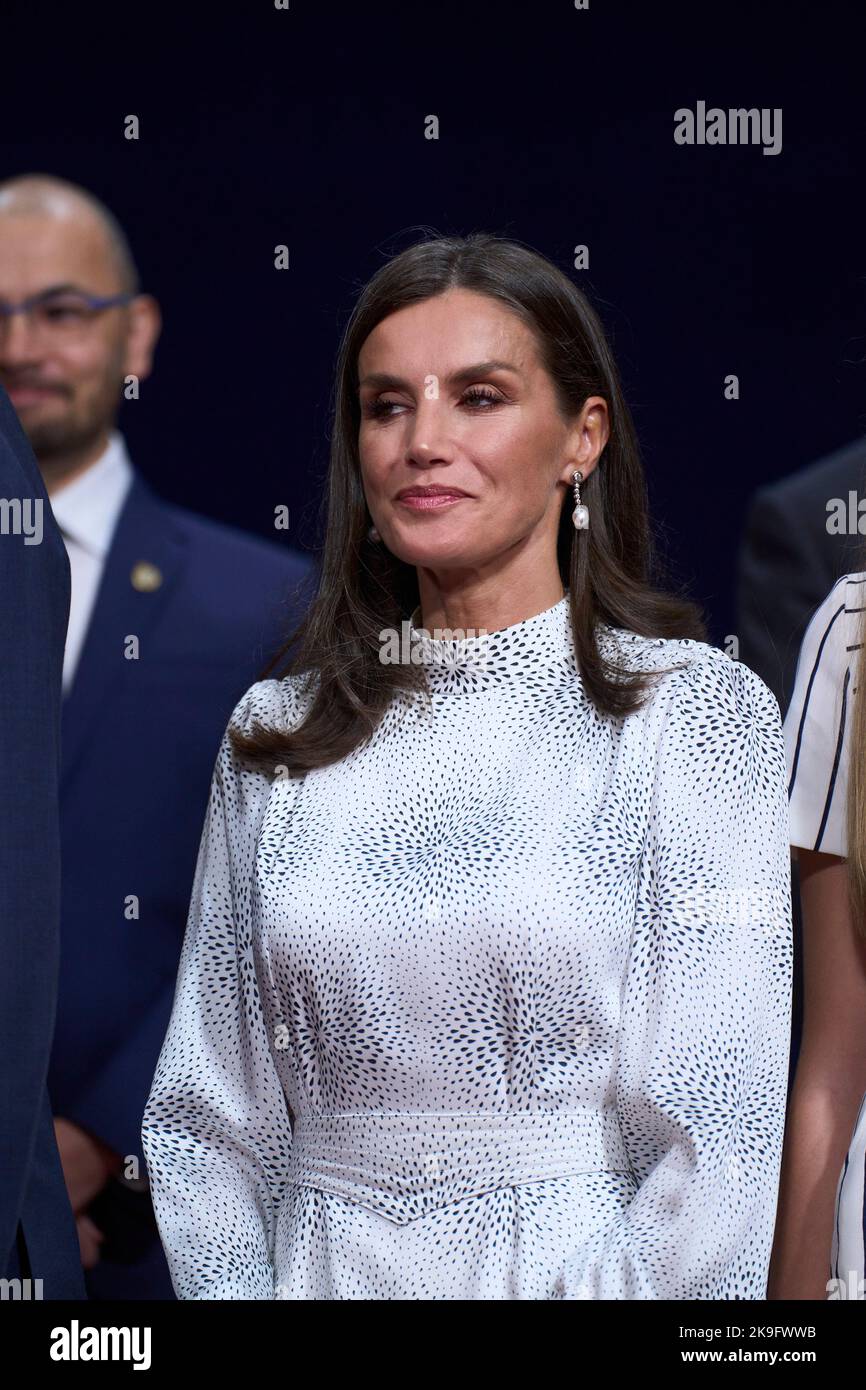 Oviedo. Spain. 20221028, Queen Letizia of Spain attends Audience with ...