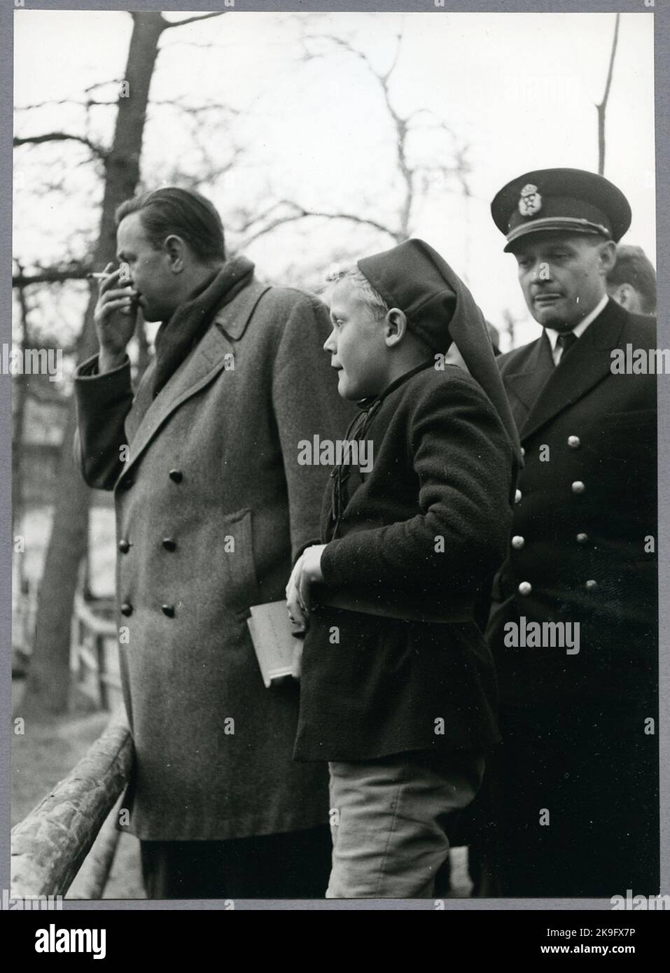 Alf Larsson as Nils Holgersson for the State Railways, SJ Stock Photo ...