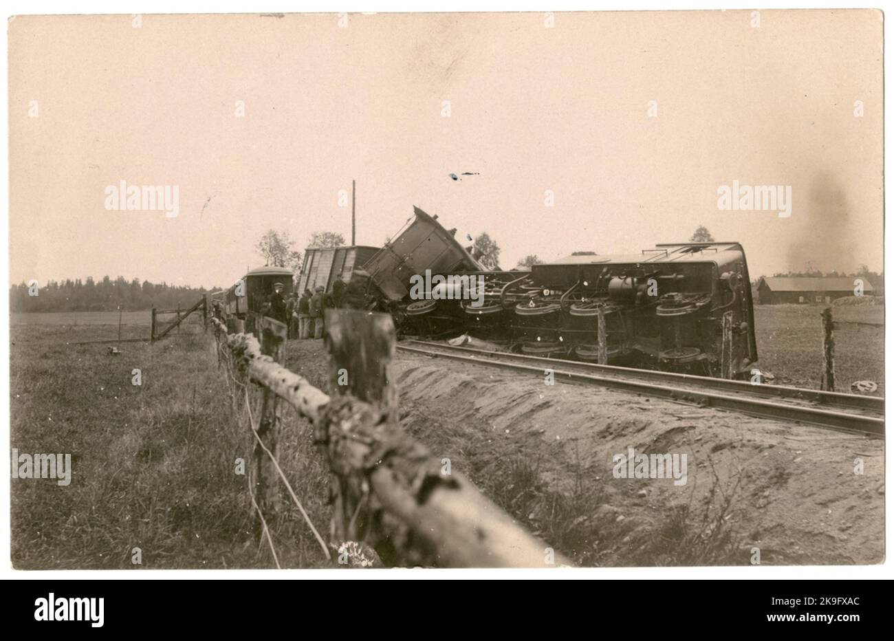 First train on Faringe Gimo Railway that delayed just before Faringe ...