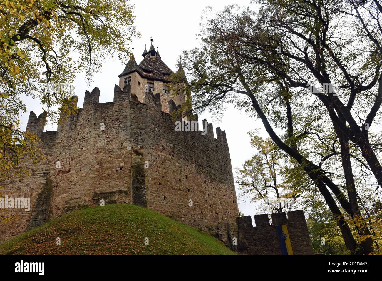 PRODUCTION - 24 October 2022, Italy, Montan: Exclusively Enns Castle ...