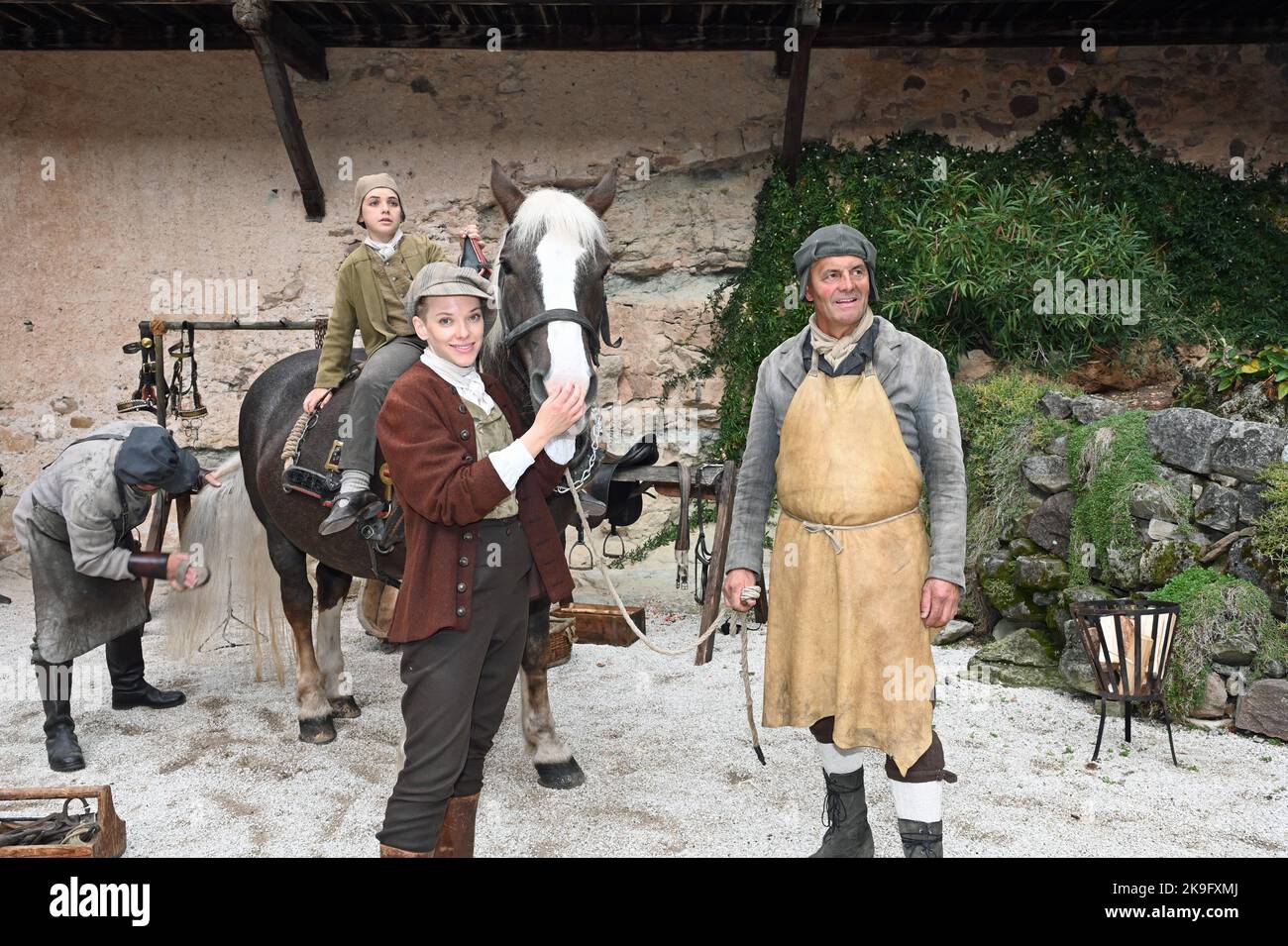 PRODUCTION - 24 October 2022, Italy, Montan: Exclusive The actress ...