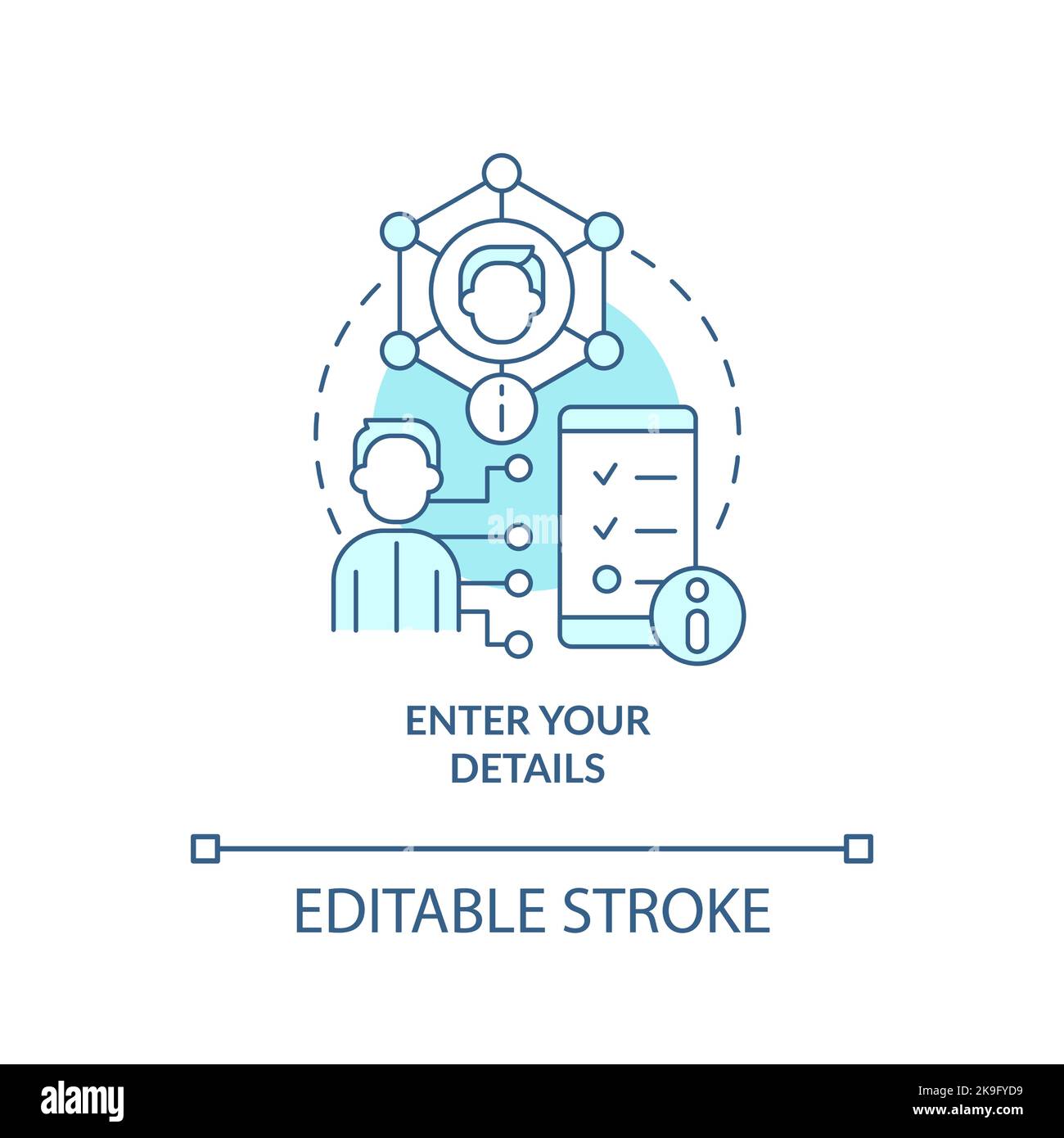 Enter details Cut Out Stock Images & Pictures - Alamy