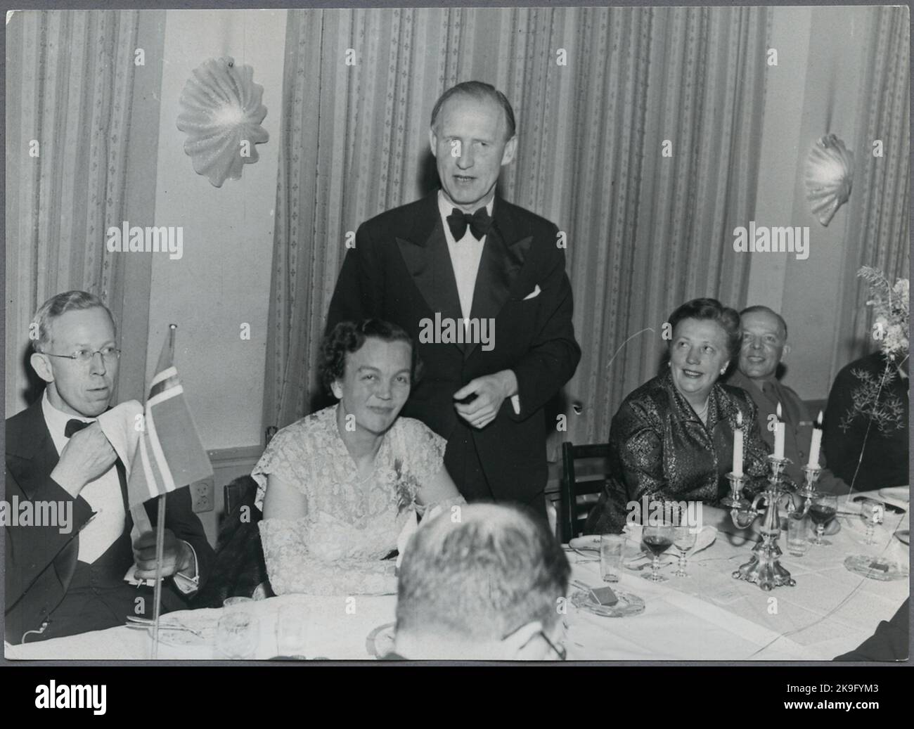 Inauguration dinner at Åre cable car Stock Photo - Alamy