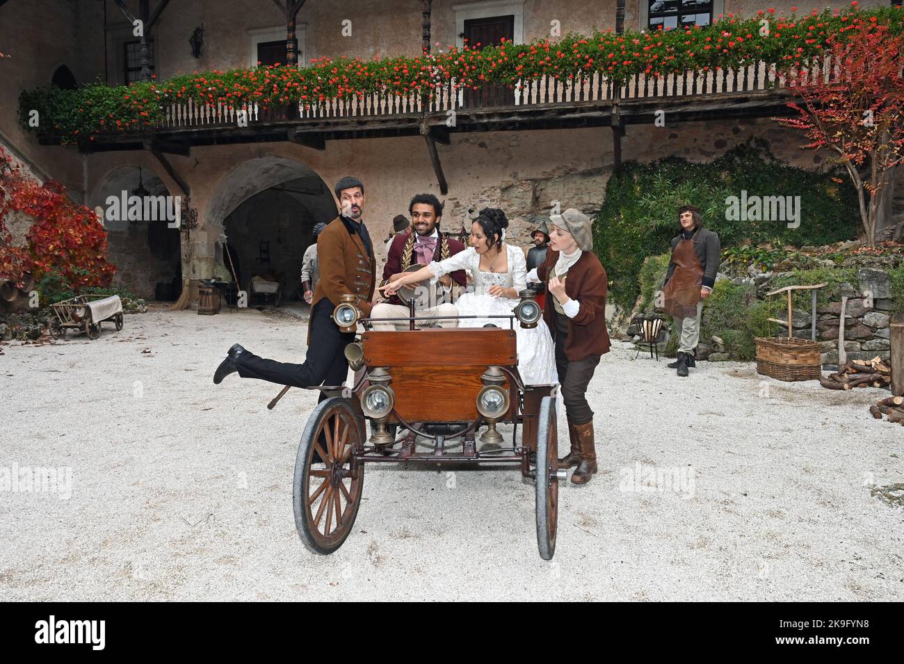 Montan, Italy. 24th Oct, 2022. Exclusive Actors Pasquale Aleardi ...