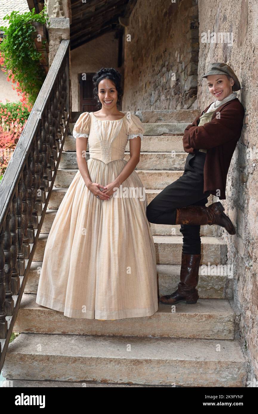 Montan, Italy. 24th Oct, 2022. Exclusive The actresses Kristin Alia ...