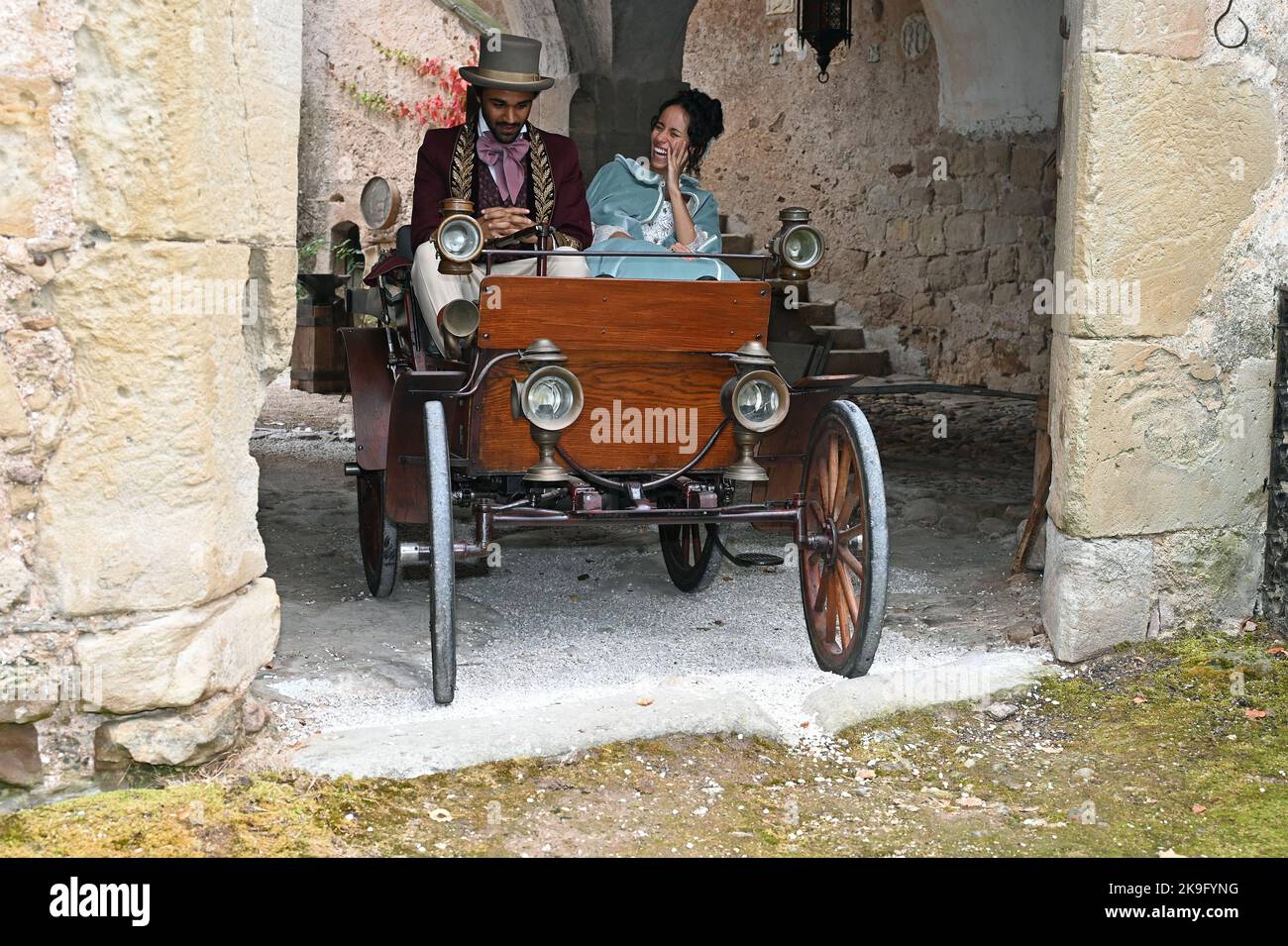 Montan, Italy. 18th Oct, 2022. Exclusive The actors Kristin Alia Hunold ...