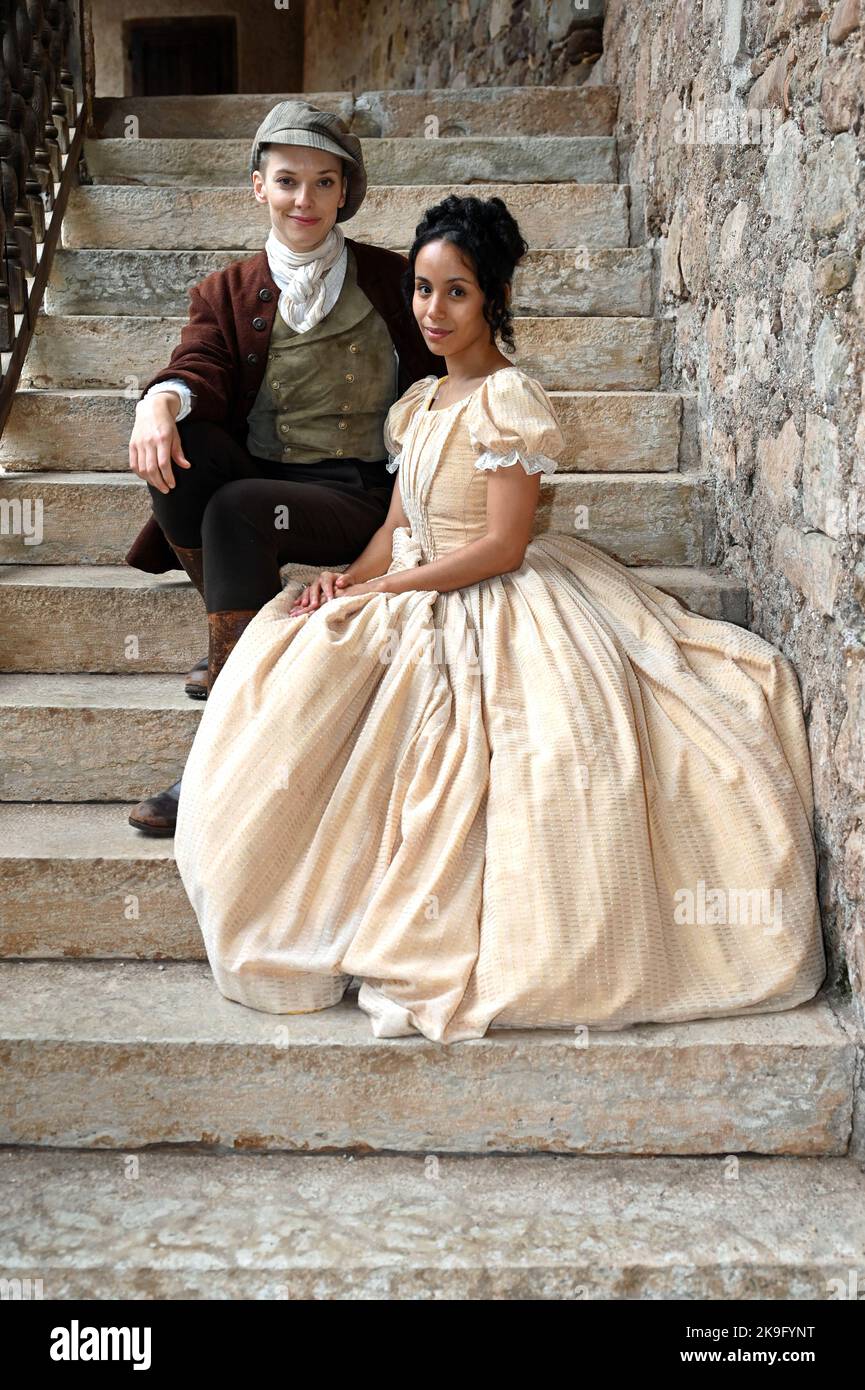 Montan, Italy. 24th Oct, 2022. Exclusive The actresses Kristin Alia ...