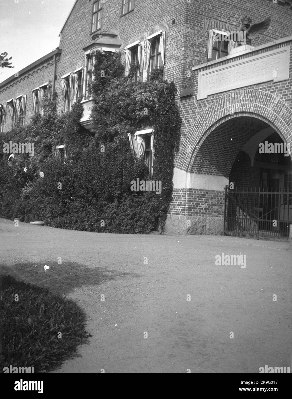 Entrance to the central workshop. The central workshop was built at the ...