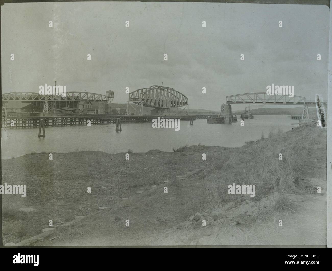 Bridge building over the Göta River Stock Photo - Alamy