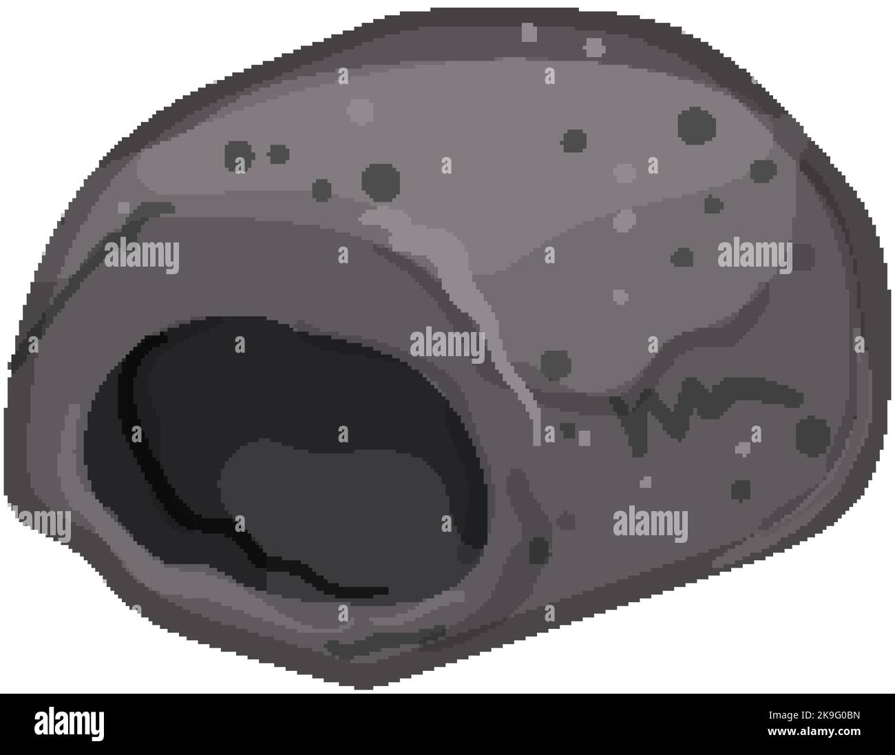 fish aquarium stone cartoon vector illustration Stock Vector Image ...