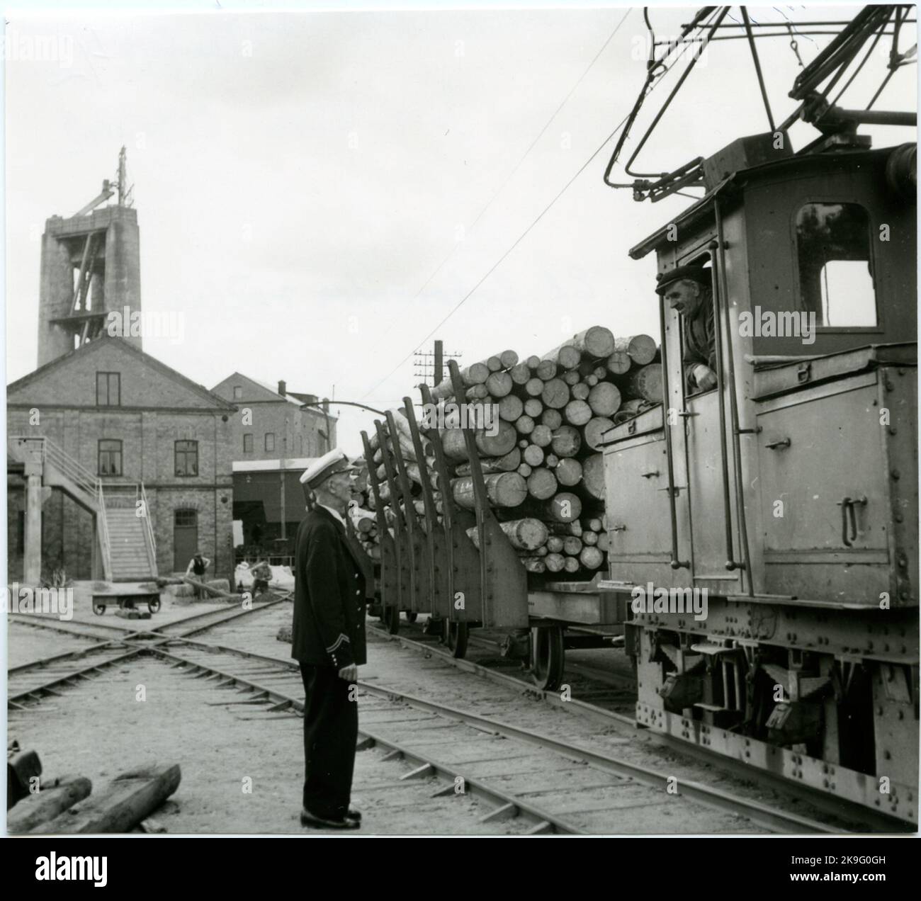 Text on the picture -Stj. Ellok gears for cutting paper mills. Stretch ...