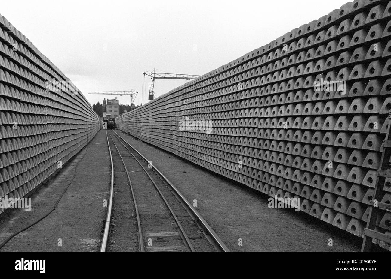Concrete industry. A-concrete, Vislanda Stock Photo - Alamy