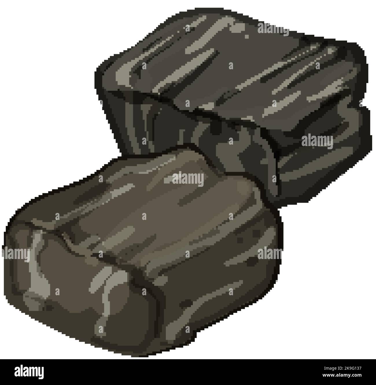 rock aquarium stone cartoon vector illustration Stock Vector Image ...
