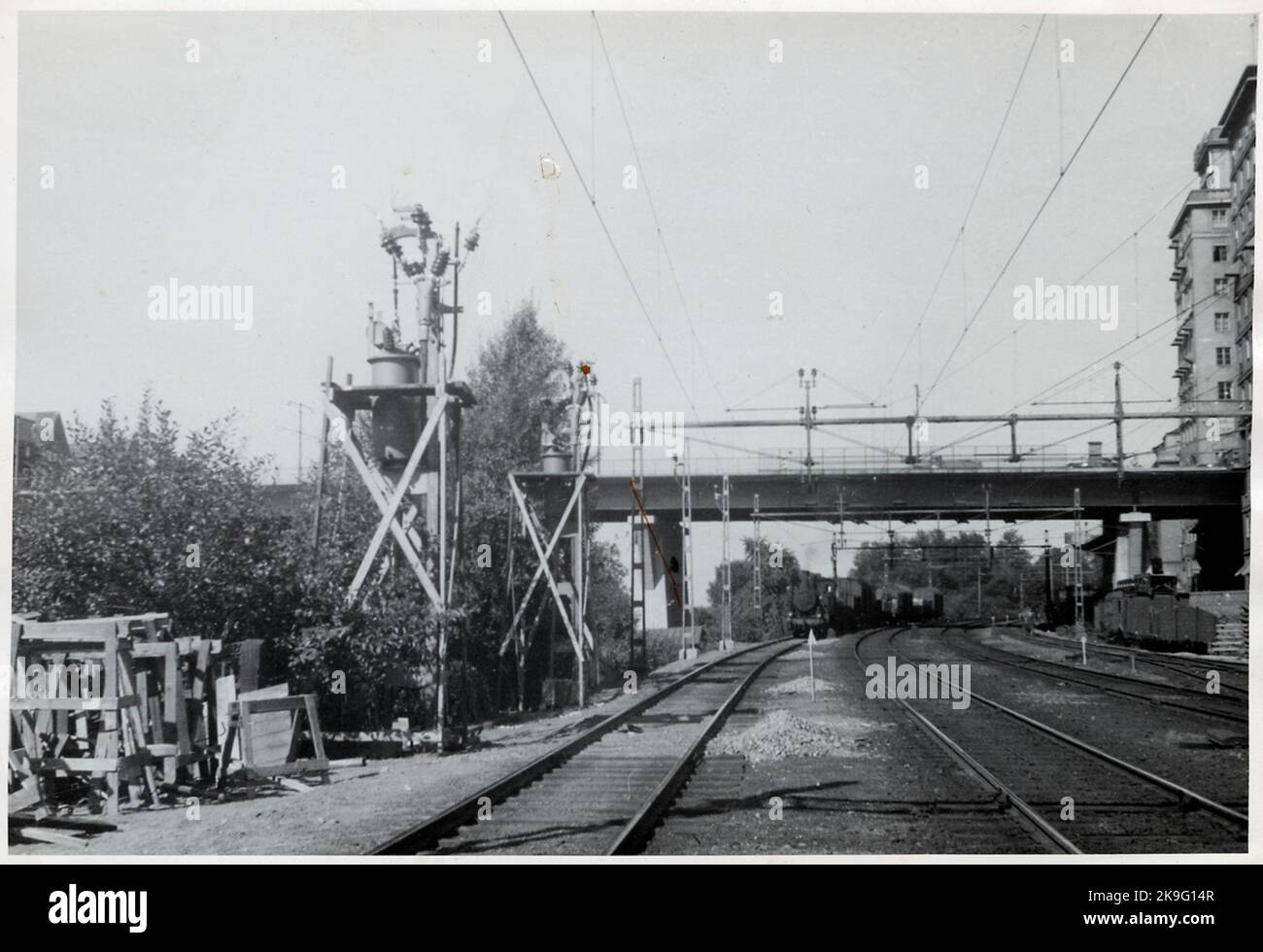 Sankt Eriksbron on the Bonnierhuset route - Karlberg Stock Photo - Alamy